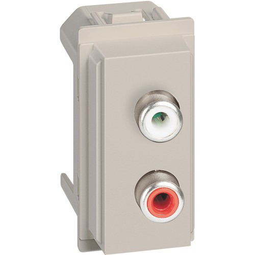 Bticino Living Now | Base Audio RCA Blanco, Dark y Sand - Ilumitec